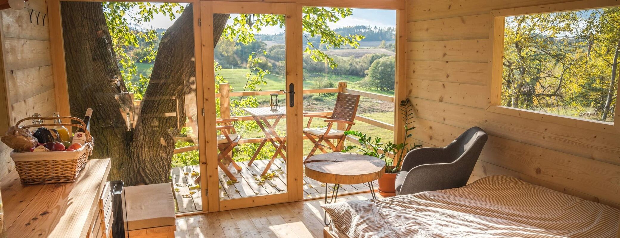 Ubytování v útulném treehouse - romantický pobyt pro dva - Zážitky.cz